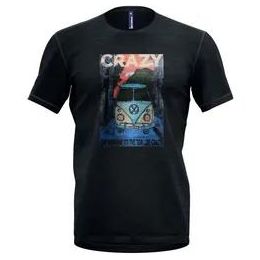Herren T-Shirt Crazy Idea Joker Van XXL - Schwarz - XXL
