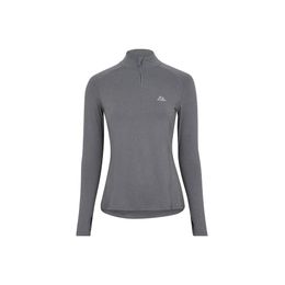 Danish Endurance Performance Shirt 'Half Zip' female Grey size XL