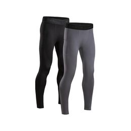 Danish Endurance Athletic Pants 'Compression Tights' male Grey, Black size L