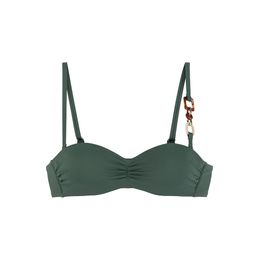 Lascana Bikinitop Damen Gr&ouml;&szlig;e 70 gr&uuml;n