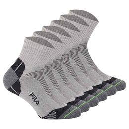Fila Socken Herren Größe 43/46 grau / grün / schwarz
