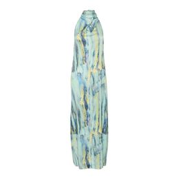 Gestuz Kleid 'Walery' Damen Größe 42 blau / zitronengelb / mint Winterkleid