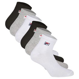 Fila Socken Damen Gr&ouml;&szlig;e 43/46 grau / schwarz / wei&szlig;