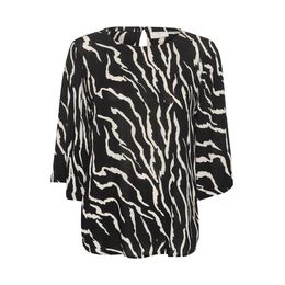 Kaffe Bluse 'Amber' Damen Größe L schwarz / weiß