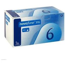 EurimPharm Arzneimittel Novofine 6 Kanülen 0,25x6 mm 31 G 100 St