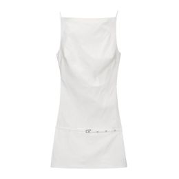 Pull&Bear Pull&Bear Kleid Damen Größe 42 eierschale Winterkleid