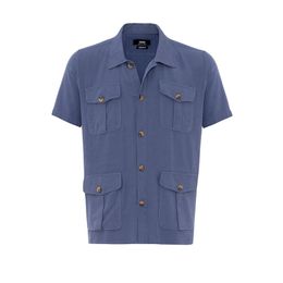 Antioch Button Up Shirt male Blue size L