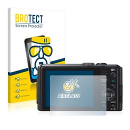 BROTECT Displayschutzglas Schutzglas für Panasonic Lumix DMC-TZ41, Schutzfolie Display Schutz Glas Folie klar, weiß