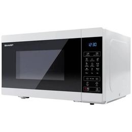 Sharp YC-MG81E-S Mikrowelle Silber 900 W Grillfunktion, mit Display