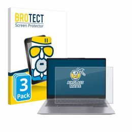 BROTECT Displayschutzglas Schutzglas für Lenovo ThinkPad 14 Gen 6, 3 Stück, Schutzfolie Display Schutz Glas Folie matt, weiß