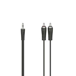 Hama 00205110 Audio-Kabel 1,5 m 3.5mm 2 x RCA Schwarz Audio-Kabel