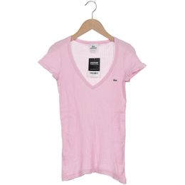 Lacoste Damen T-Shirt, pink, Gr. 34