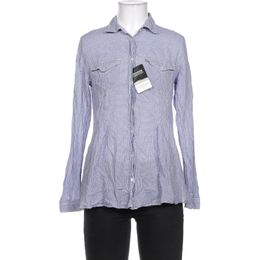 BOSS Orange Damen Bluse, blau, Gr. 34