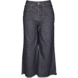 Urban Classics Bequeme Jeans Urban Classics Damen Ladies Denim Culotte (1-tlg), schwarz