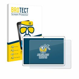 BROTECT Displayschutzglas Schutzglas für niuniutab KT107, Schutzfolie Display Schutz Glas Folie matt, weiß