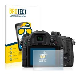 BROTECT Displayschutzfolie Schutzfolie für Panasonic Lumix DMC-GH4, 2 Stück, Folie matt entspiegelt, weiß