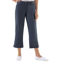 Stretch-Hose Casual Looks Gr. 24, Kurzgrößen, blau (jeansblau) Damen Hosen Stretch-Hosen