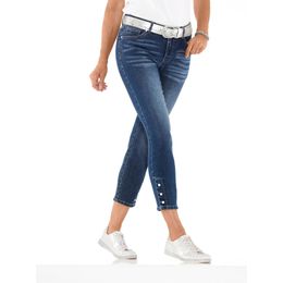 7/8-Jeans Casual Looks Gr. 54, Normalgrößen, blau (blue, stone, washed) Damen Jeans Ankle 7/8