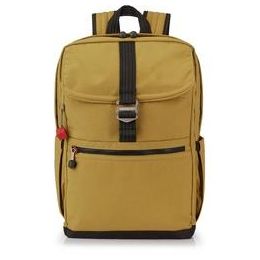 Hedgren Great American Heritage CANYON Square Backpack RFID 15,6" Mustard Olive