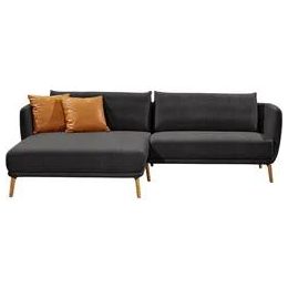 Schöner Wohnen Ecksofa SCHÖNER WOHNEN-KOLLEKTION "Pearl L-Form" Sofas Gr. B/H/T: 270cm x 85cm x 160cm, Flachgewebe FLORIDA, Recamiere links, grau (anthrazit florida)