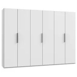 Kleiderschrank wimex "Level by fresh to go", weiß, B:300cm H:216cm T:58cm, Schränke, ohne Schubladen