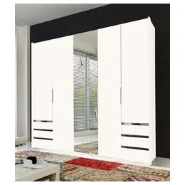 Kleiderschrank WIMEX "Level by fresh to go", weiß, B:250cm H:236cm T:58cm, Schränke, mit Spiegeltüren und Schubladen