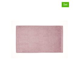 HNL 2er-Set: Handtuch "Premium" in Rosa - 50x100 cm