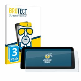 BROTECT Displayschutzglas Schutzglas für Teyes Lux One 12", 3 Stück, Schutzfolie Display Schutz Glas Folie matt, weiß