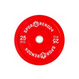 Sporttrend 24 Hantelscheiben Bumper Plate 25kg Gewichtsscheibe