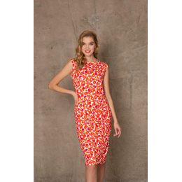 Passioni Sommerkleid Kleid mit abstraktem Muster