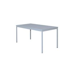 Steelboxx Schreibtisch Stahl-Schreibtisch für Unterbaucontainer (310321/310331) 120x80cm (Komplett-Set