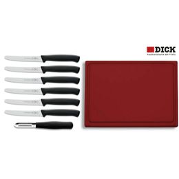 F. DICK Messer-Set F. DICK Messer Set mit Schneidbrett Gemüseschäler (6 Messer Brett
