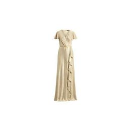 Ralph Lauren Abendkleid Foil-Print Flutter-Sleeve Gown