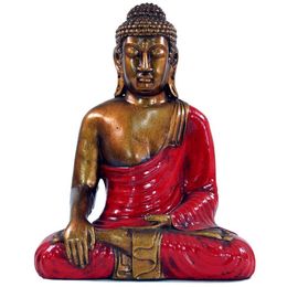 Guru-Shop Buddhafigur Sitzender Buddha im Bhuimsparsha Mudra aus..