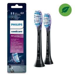 Philips Aufsteckbürsten Philips Sonicare G3 Premium Gum Care HX9052/33 2x Schwarze Bürstenk...