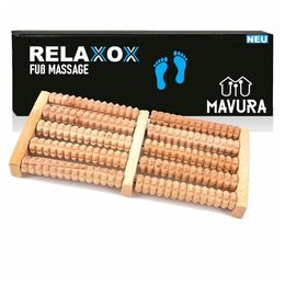 MAVURA Fußmassagegerät RELAXOX Premium Fußmassageroller Holz Fußmassage Fuß Massage