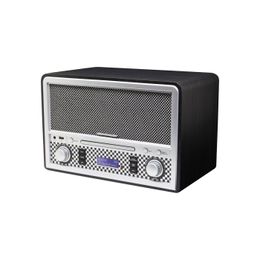 Soundmaster NR955SW Retro Kompaktanlage CD-Player DAB+ UKW-Radio USB AUX Bluetooth Retro-Radio (DAB+