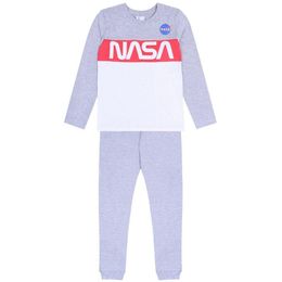 Sarcia.eu Schlafanzug Graues Pyjama für Jungen mit langen Ärmel NASA 9 Jahre