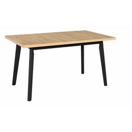 Furnix Esstisch Olimo-7 Küchentisch Massivholz Beine ausziehbare Platte 140/180 cm