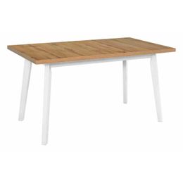 Furnix Esstisch Olimo-5 Küchentisch Massivholz Beine ausziehbare Platte 140/180 cm