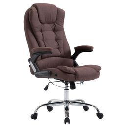 CLP B&uuml;rostuhl ergonomisch 150 kg belastbar Thor, Drehstuhl mit kippbarer R&uuml;ckenlehne modernes Design, h&ouml;henverstellbar 49-59 cm Gestell Chrom