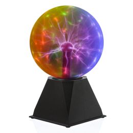 SATISFIRE LED Dekolicht Plasmakugel Plasmaball magisch zuckend bunte Blitz-Show, mehrfarbig / bunt