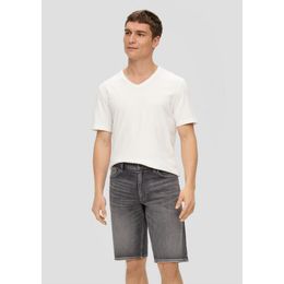 s.Oliver Stoffhose Jeans-Shorts / Regular Fit / Mid Rise / Straight Leg