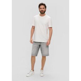 s.Oliver Stoffhose Jeans-Shorts / Regular Fit / Mid Rise / Slim Leg
