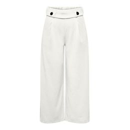 Jacqueline de Yong Stoffhose Hose Wide Fit Ankle Pants Flare Culotte Cropped Pants (1-tlg) 2658 in Weiß