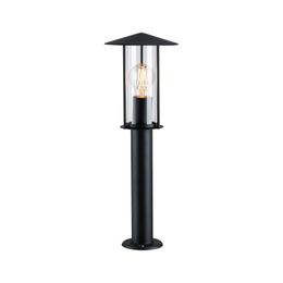 Paulmann Pollerleuchte Classic IP44 500mm 2200K 4,3W 420lm 230V Schwarz E27 Metall, Leuchtmittel wechselbar, insektenfreundlich