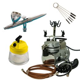 Airbrush-City Airbrush-Kompressor Sparmax TC-501AS + H&S Ultra Airbrushpistole - Modell Airbrush-Set 04