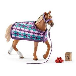 Schleich® Horse Club 42360 Englisches Vollblut mit Decke Spielfigur
