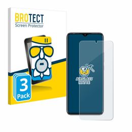 BROTECT Displayschutzglas Schutzglas für Infinix Hot 10s, 3 Stück, Schutzfolie Display Schutz Glas Folie matt, weiß