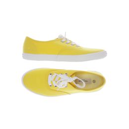 Tom Tailor Damen Sneakers, gelb, Gr. 40